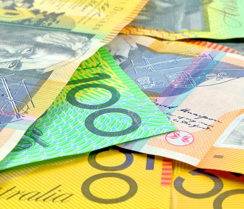 Australian money stock photo. Image of background, orange - 20210228