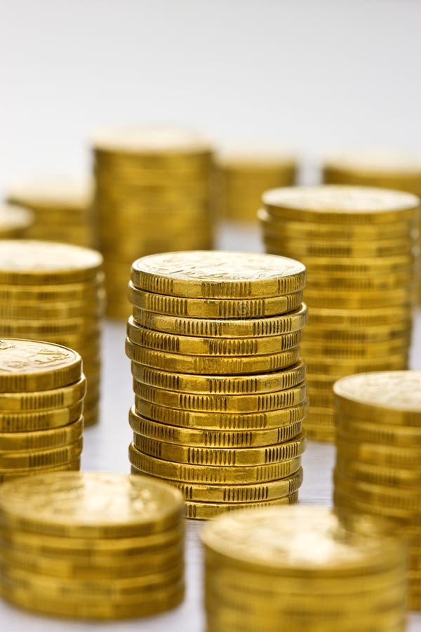 Australian Money Coins Stacks Stock Photo - Image of pile, australia ...