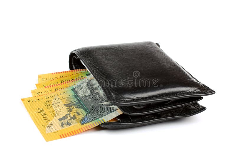 Australian Money in Wallet stock photo. Image of monies - 9139882
