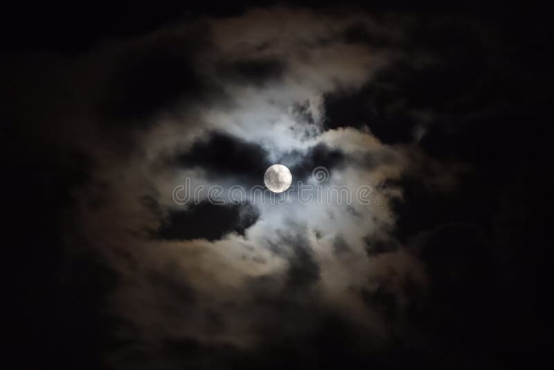 Australian moon stock image. Image of monochrome, moonlight - 265996095