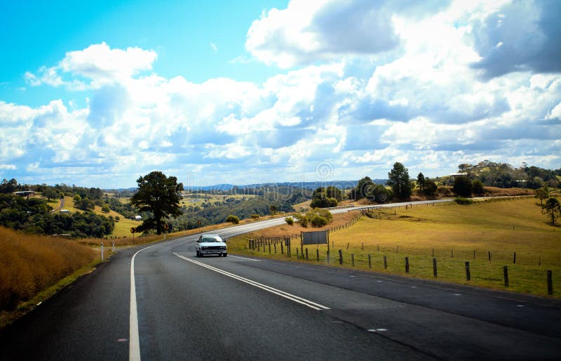 Australian mountain road stock image. Image of road, mountain - 33119717
