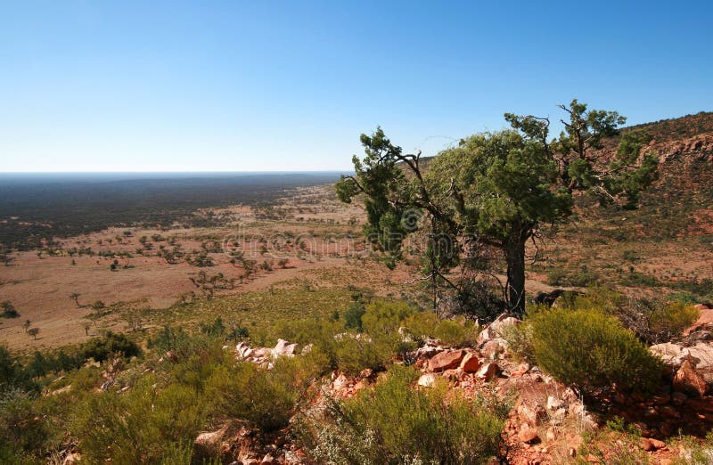 Ranch Landscape Southern Australia Stock Photo - Image of vast, stoney ...