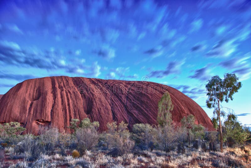 Australian Outback Landscape Editorial Stock Photo - Image of heat ...