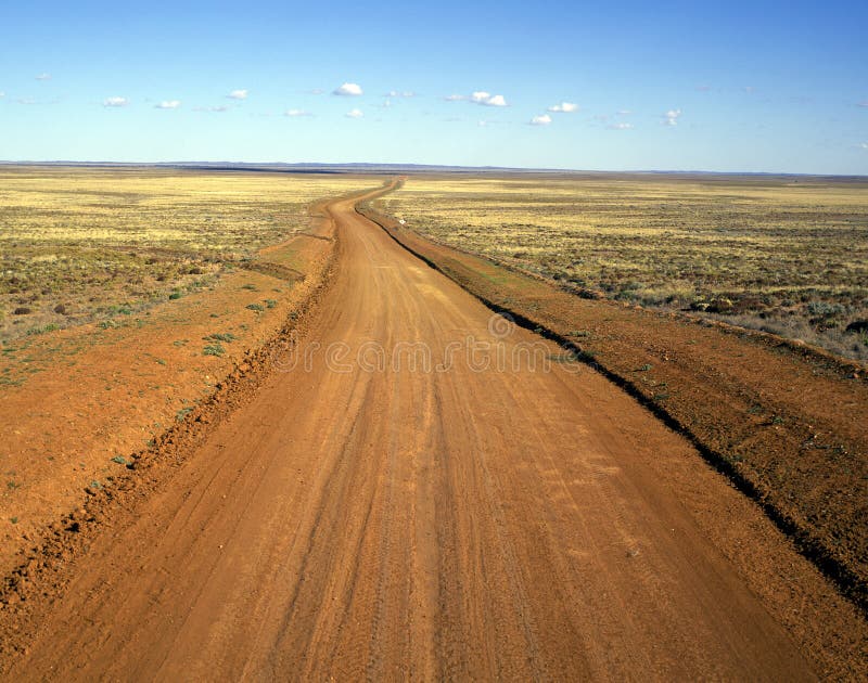 Australian Outback Road, Queensland Stock Photo - Image of drought ...