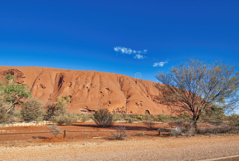 Australian Outback Environment. Mountains and Blue Sky Stock Image ...