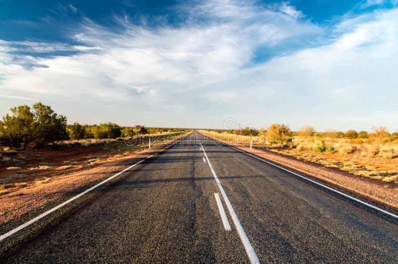 Australian Outback Road stock image. Image of nature - 63752531