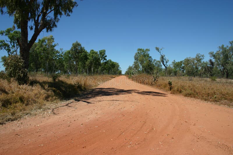 Australian Outback Road, Queensland Stock Photo - Image of drought ...