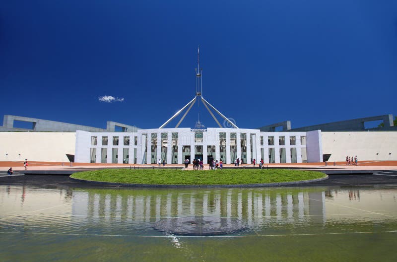 Australian Parliament House in Canberra Editorial Stock Photo - Image ...