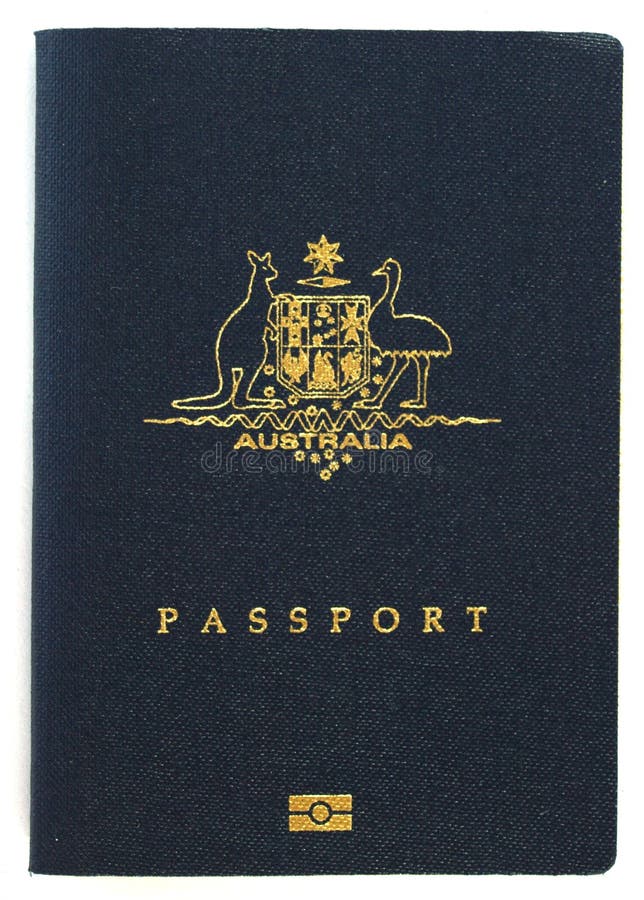 Australian Passports And Currency Stock Photo - Image of officer ...