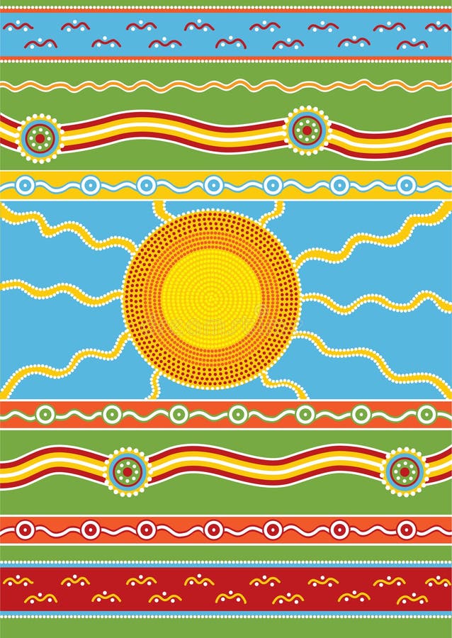 Australian pattern stock vector. Illustration of south - 12089939