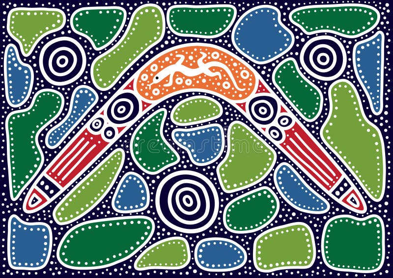 Australian pattern stock vector. Illustration of south - 12089939