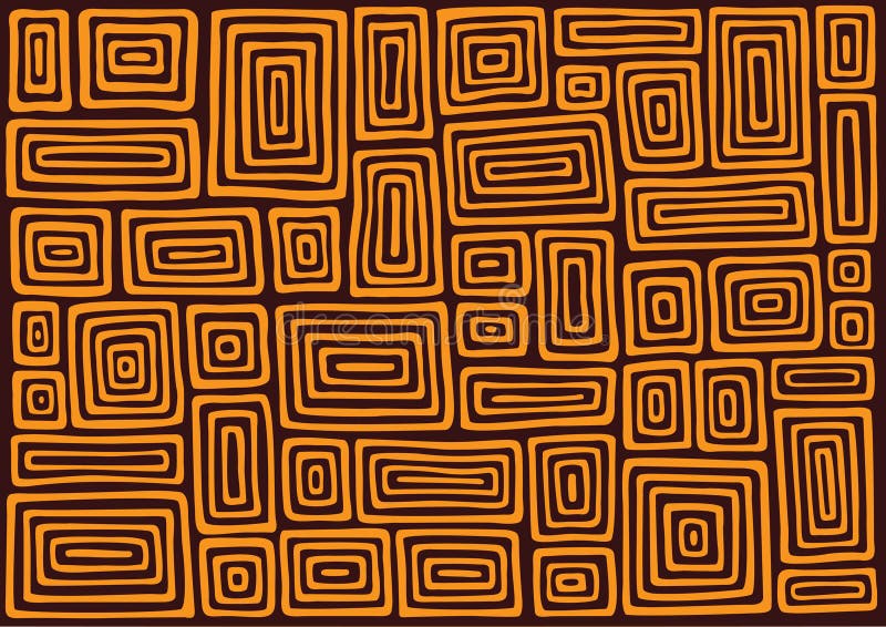 Ndebele African Border Pattern Art 2 Stock Vector - Illustration of ...