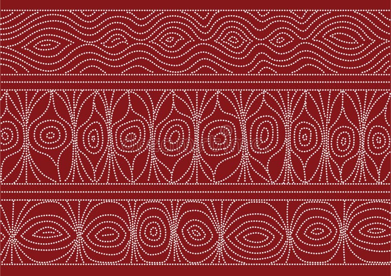 Australian pattern stock vector. Illustration of south - 12876741