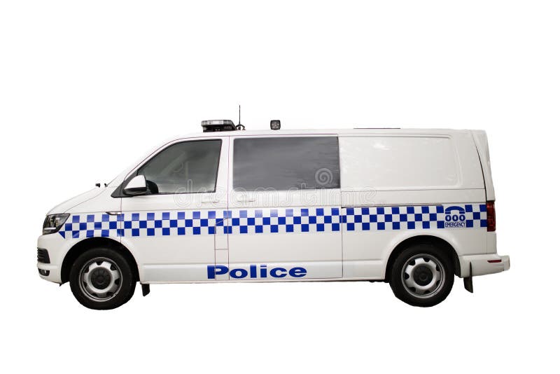 Australian police car van stock image. Image of automotive - 183142365