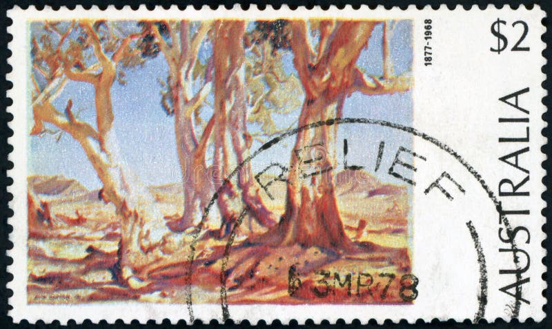 Australian Postage stamp editorial photo. Image of desert - 94941096