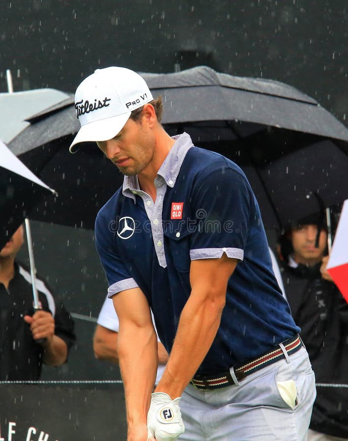 Pro golfer Adam Scott editorial stock photo. Image of masters - 49431228