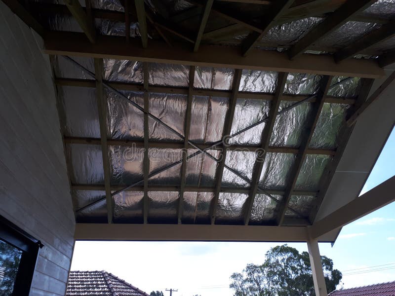 Australian Residential Timber Framed Dwelling Stock Image - Image of ...