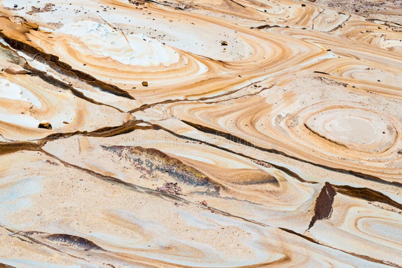 Australian Rock Formation Background, Sandstone Texture Stock Image ...