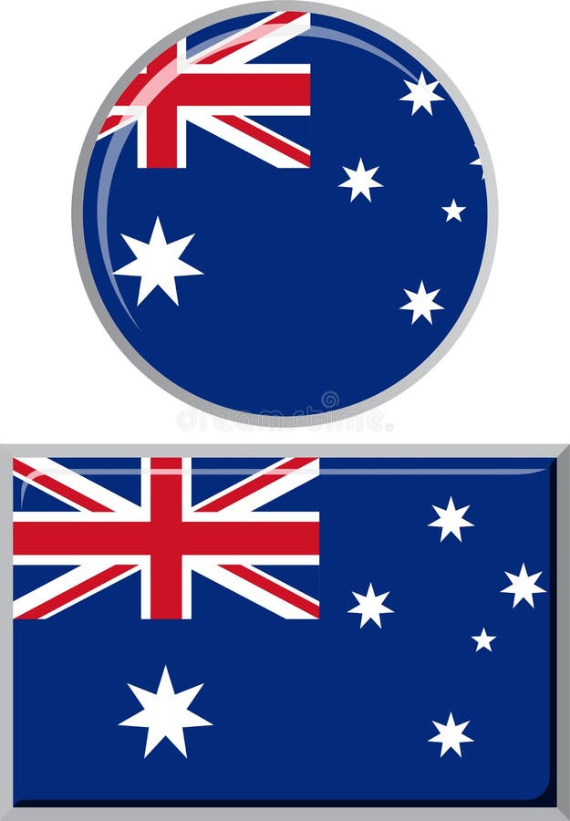 Australian Flag Square Stock Illustrations – 268 Australian Flag Square ...