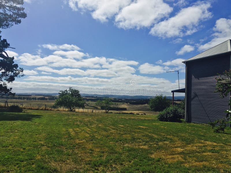 Australian rural view stock photo. Image of view, foliage - 83514312