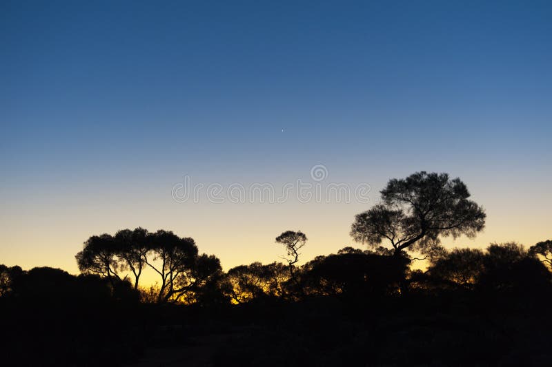 Australian Sunset stock image. Image of light, rural - 61117477