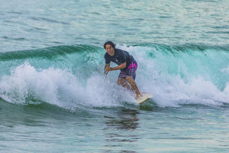 Australian Surfer Riding a Wave in Sydney Editorial Image - Image of ...