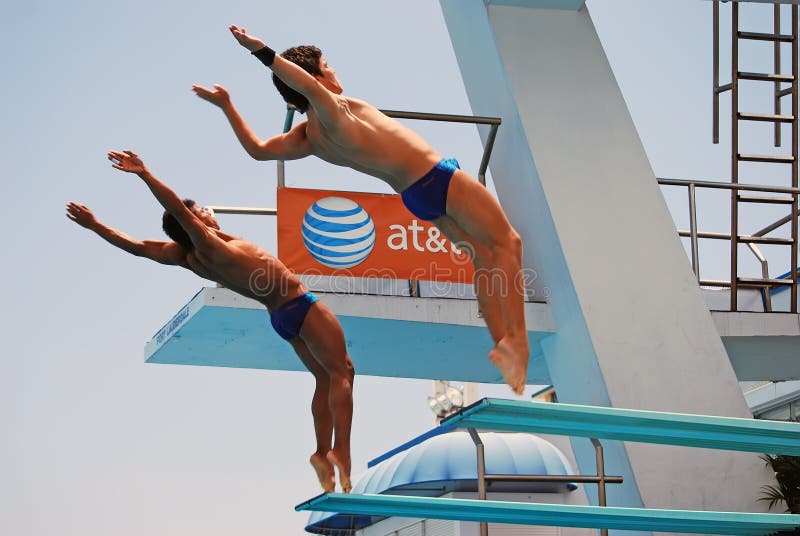 Australian Synchronized Diving Team Editorial Stock Image - Image of ...
