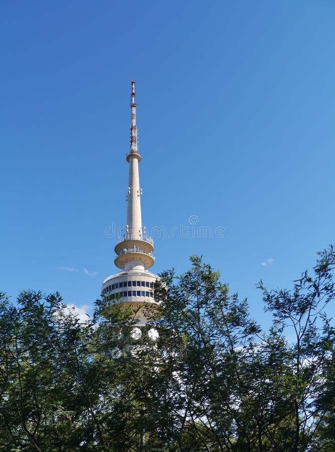 Australian telecom tower stock photo. Image of design - 37846900
