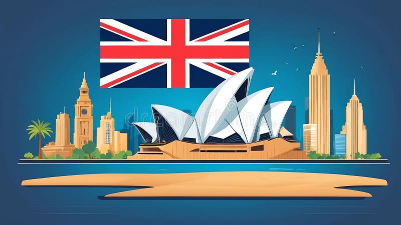 Australian Themed Wallpaper for Presentations and Offi Ai Generated ...
