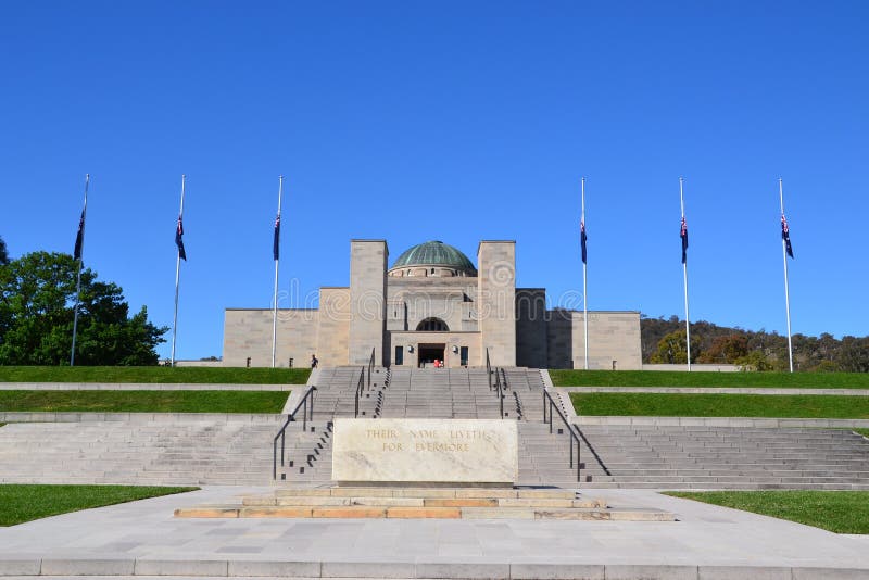 Australian War Memorial Canberra Editorial Photography - Image of ...