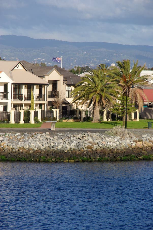 Australian Waterfront Living Stock Image - Image of condo, luxurious ...