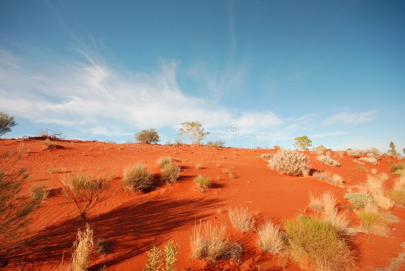 Australische Woestijn redactionele stock afbeelding. Image of stof ...