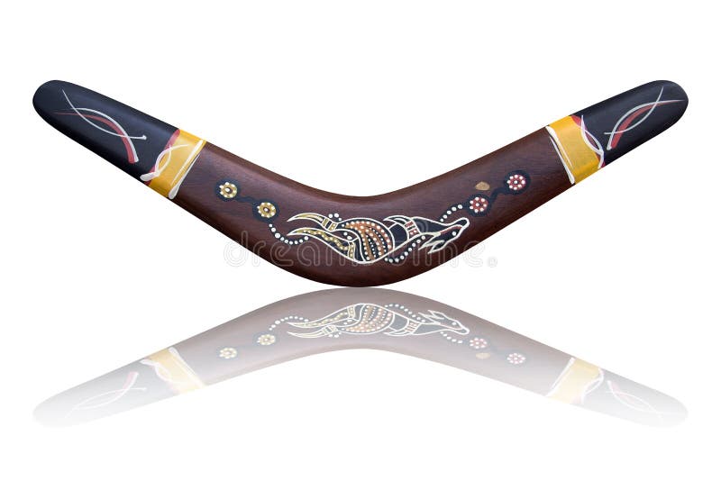 Australischer Bumerang stockbild. Bild von fliege, bumerang - 34343769