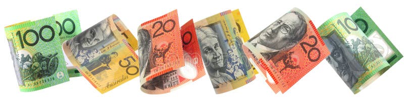 Australischer Geld-Rand stockfoto. Bild von geld, bargeld - 8550502