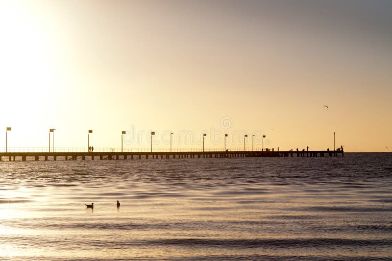Australischer Strand - Frankston - Melbourne Stockbild - Bild von ...