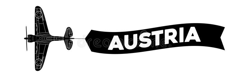 Austria Advertisement Banner Stock Vector - Illustration of symbol ...