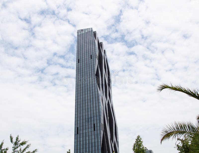 Austria Center Vienna Tower Stock Image - Image of danube, building ...