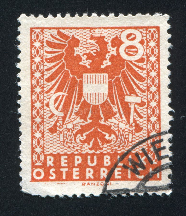 Eagle editorial stock image. Image of postcard, blazon - 302504084