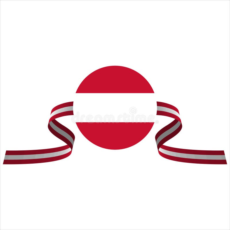 Austria flag stock vector. Illustration of diagram, country - 257369941