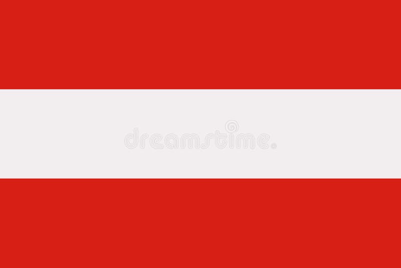 Austria flag vector stock vector. Illustration of isolated - 107164778