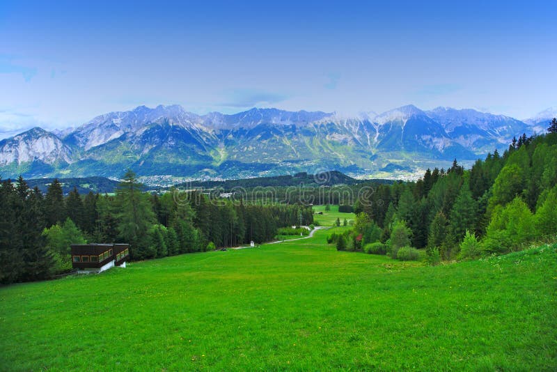 Austria Landscape stock image. Image of green, village - 18016703