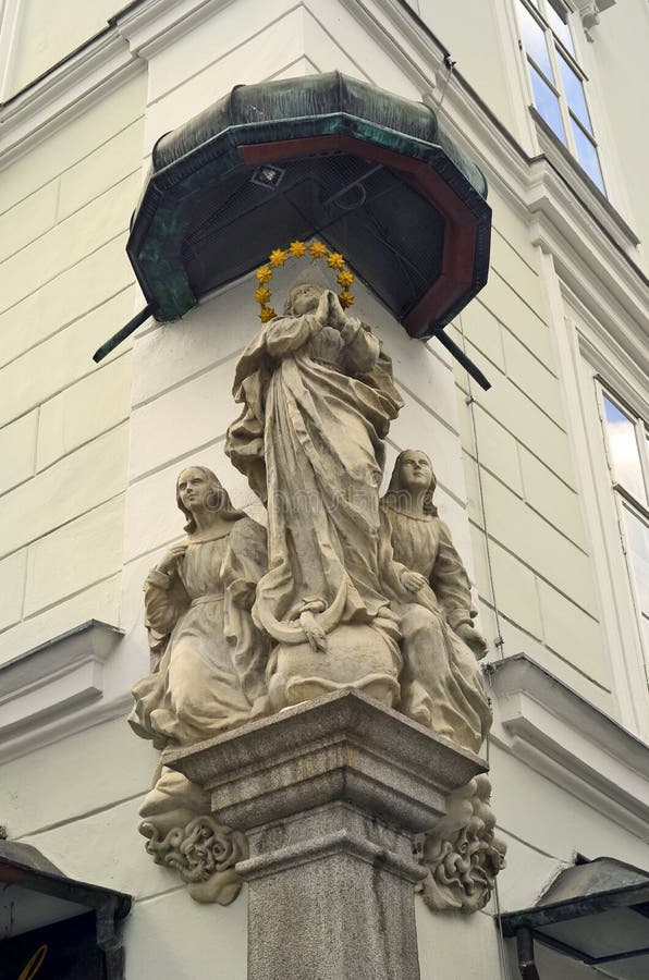 Austria, Linz stock photo. Image of capital, saints, linz - 68805498