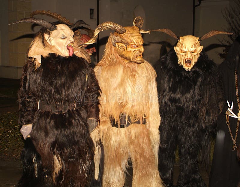 Perchten - Devil stock photo. Image of advent, carnival - 35757792