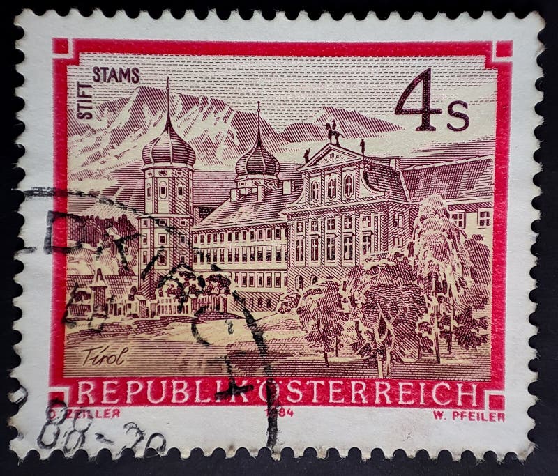 Austria 4S Postage Stamp editorial stock photo. Image of communication ...