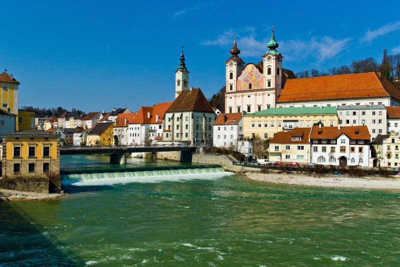 Austria, steyr, old town stock photo. Image of regions - 24744644