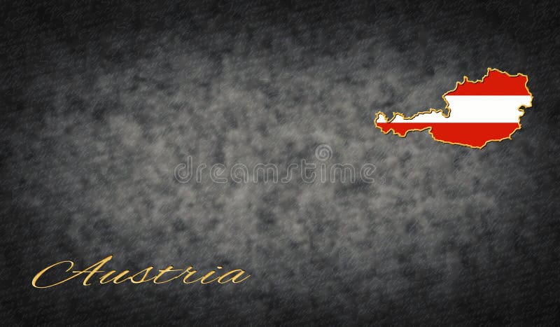 Austria Symbols, Map of Austria Stock Photo - Image of historic, flag ...