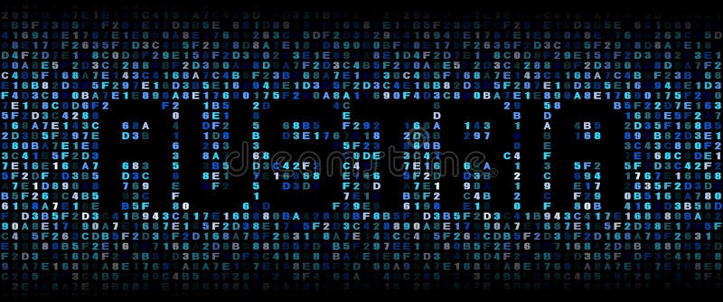 Austria Text on Hex Code Illustration Stock Illustration - Illustration ...