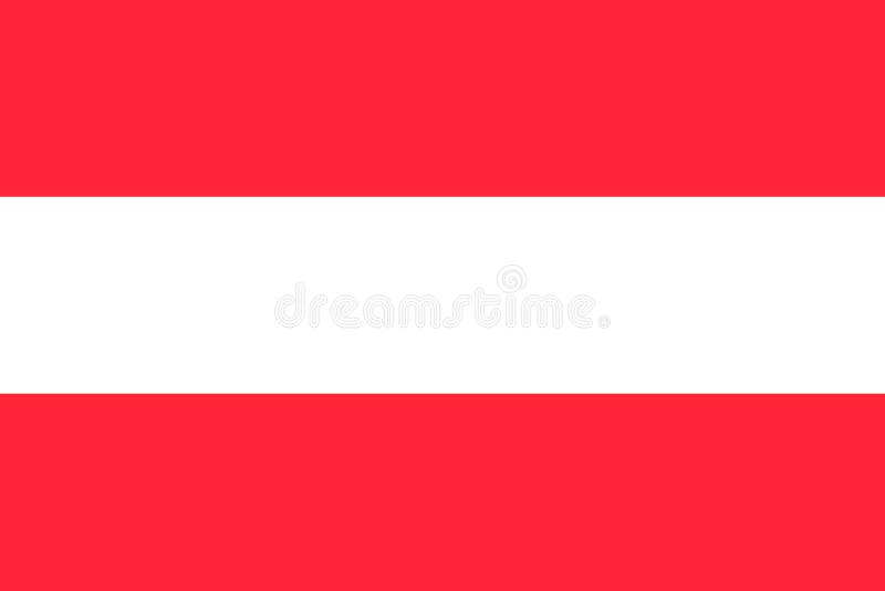 Austria National Flag. Vector Illustration. Vienna Stock Vector ...