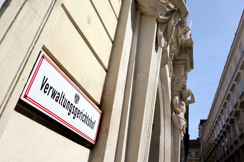 Austria, Vienna, Administrative Court Stock Image - Image of ...