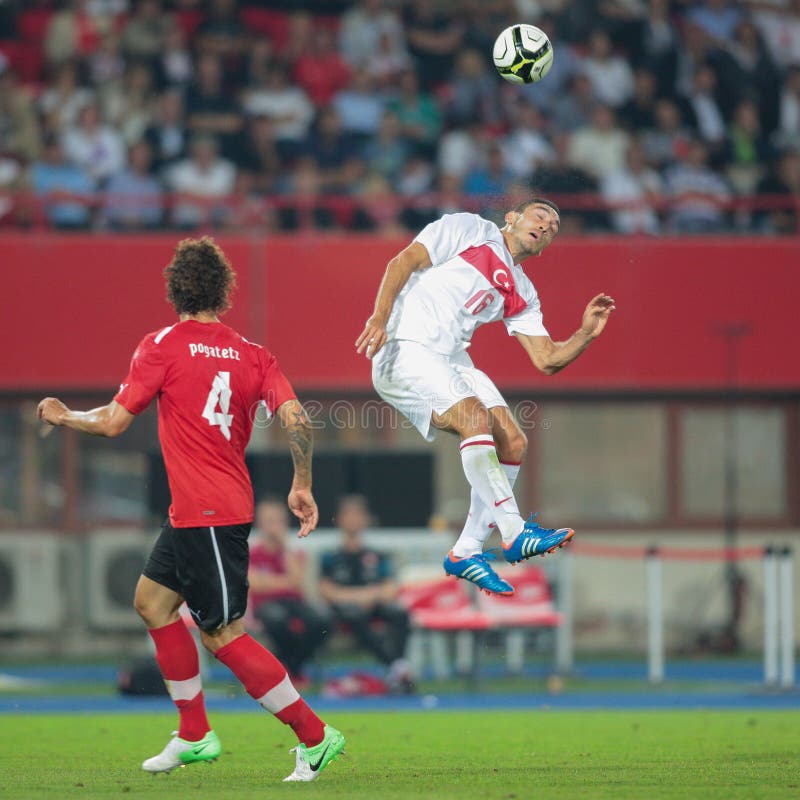 Austria vs. Turkey editorial image. Image of dribbling - 27991815